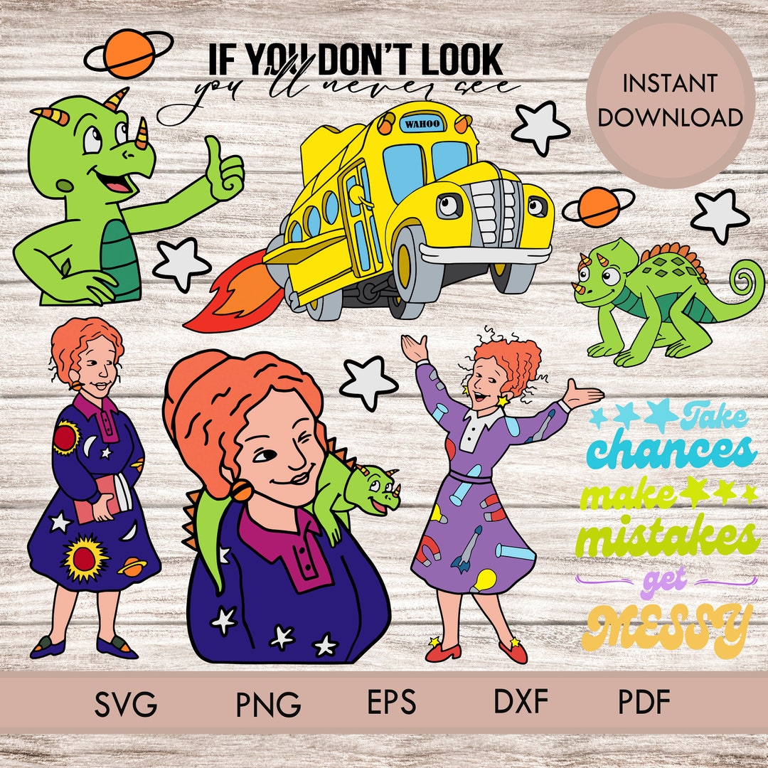 Bundle Ms Frizzle Svg Png Take Chances Make Mistakes Cricut - Etsy