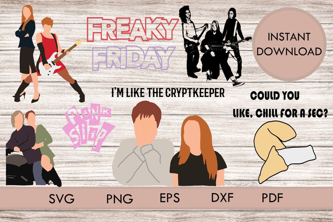Bundle Freaky Friday Svg Png Like the Crypt Keeper Cricut Silhouette ...