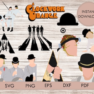 Bundle Clockwork Orange Svg Png Cricut Cutting Files - Etsy