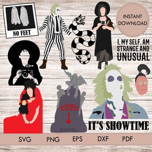 Bundle It's Showtime Svg Png Am Strange and Unusual Cricut Cutting ...