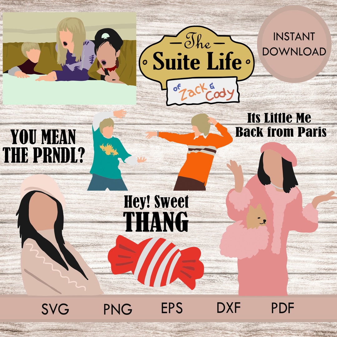 Bundle Suite Life Svg Png London You Mean the PRNDL Cricut Cut Files - Etsy