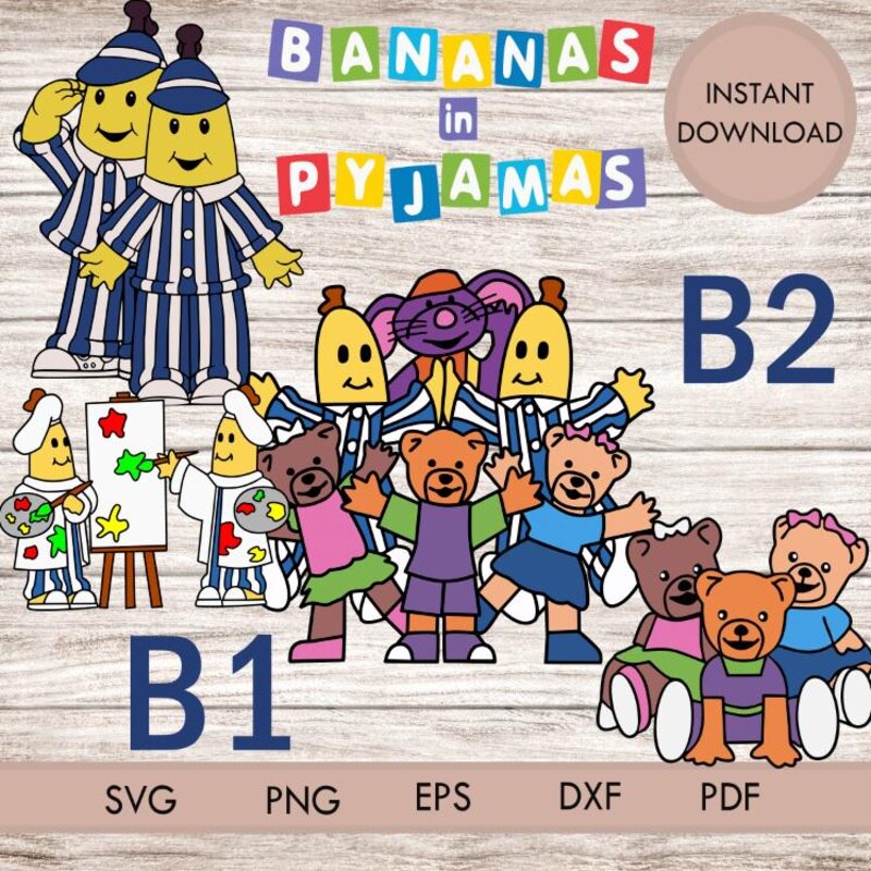 Banana Pajamas - Etsy