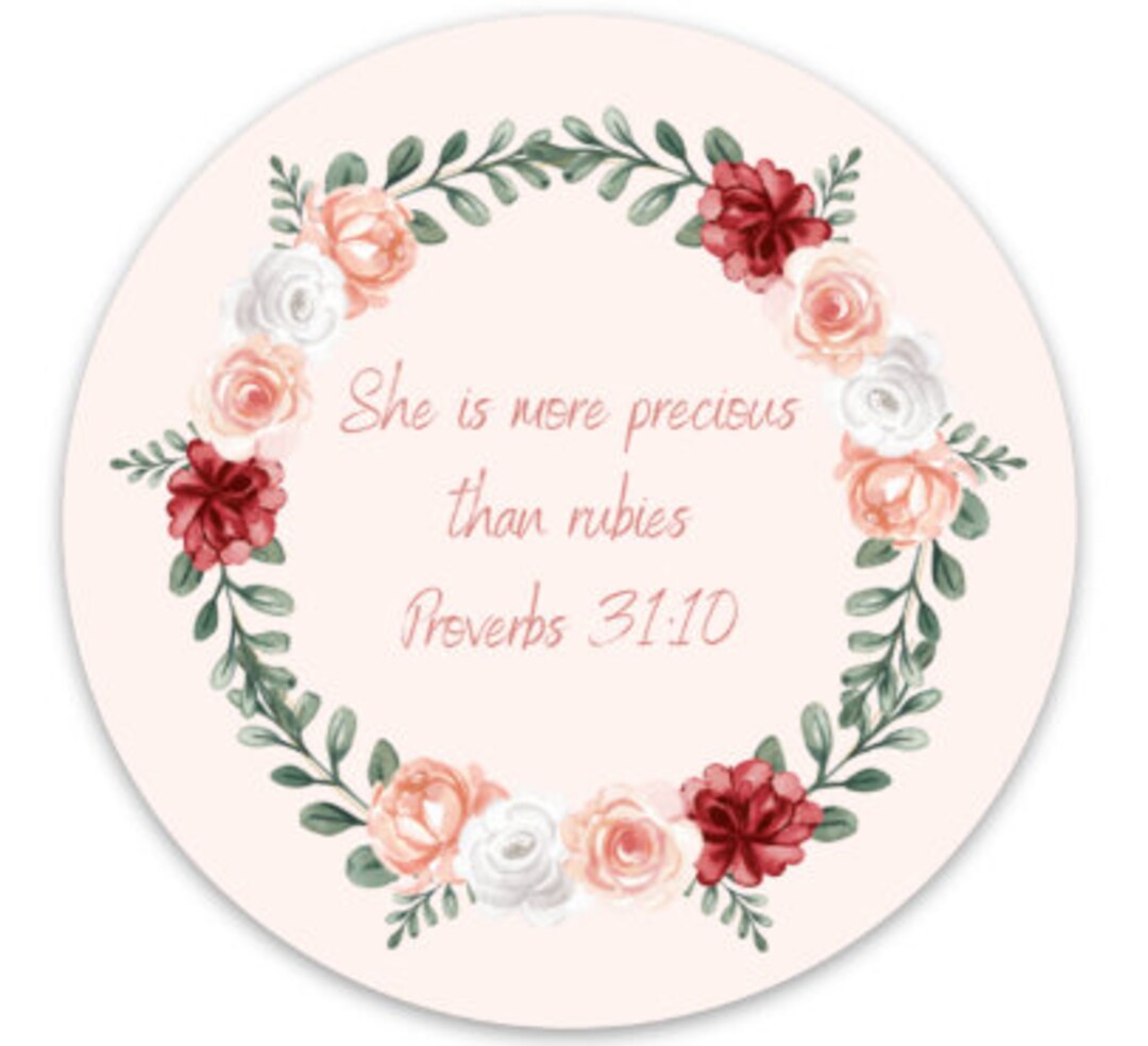 Proverbs 31 Sticker Proverbs 31 Woman Gift Faith Sticker 3 - Etsy