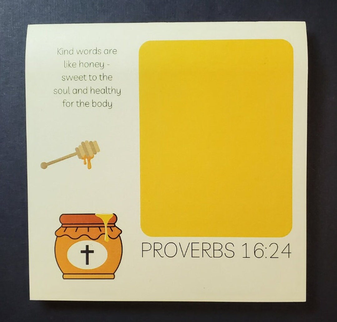 Note Pad, Bible Verse, Proverbs Note - Etsy