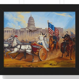 Emancipation Proclamation Framed Painting | Civil War Art - Etsy