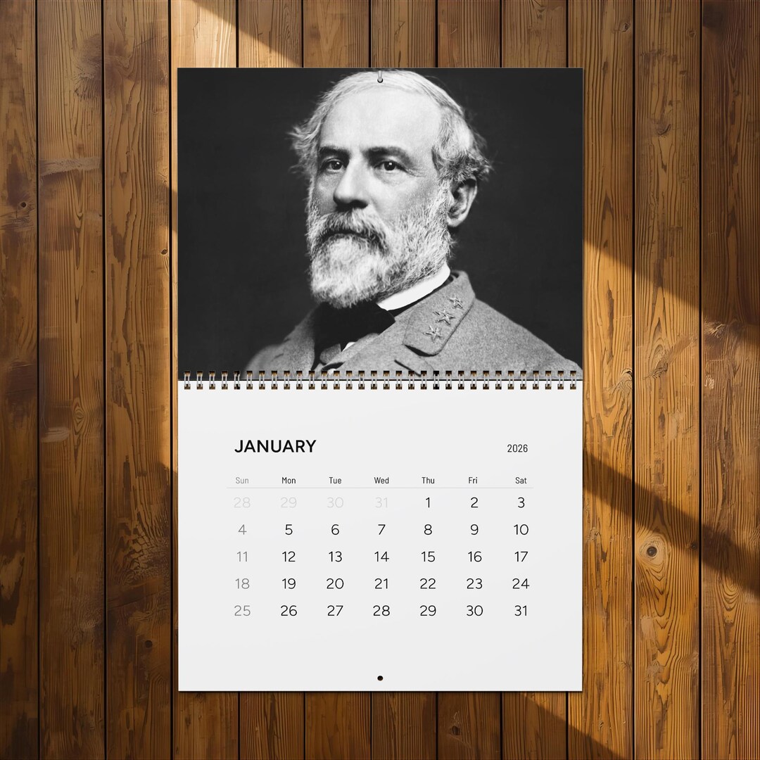 Civil War Generals 2026 Calendar | American History Gift - Etsy UK