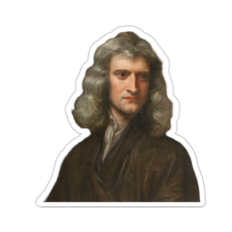 Isaac Newton Sticker - Etsy