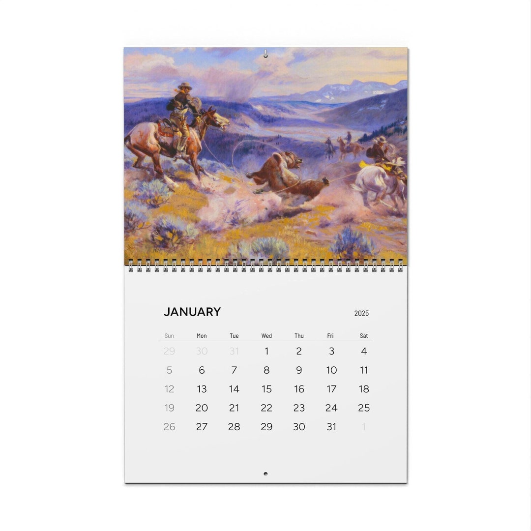 American Western Painting 2025 Calendar | American West Calendar ...