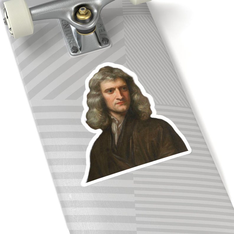 Isaac Newton Sticker - Etsy