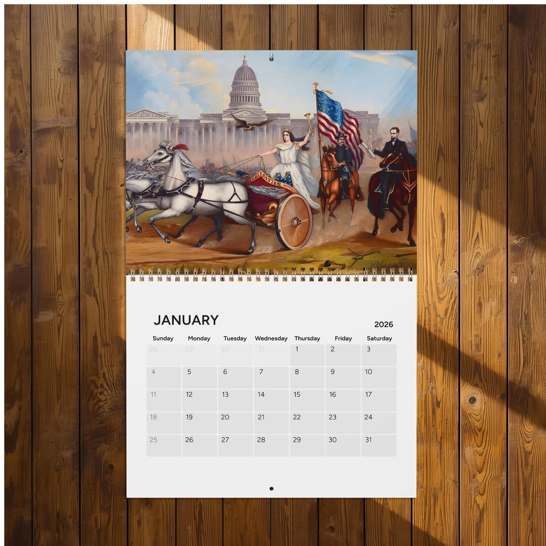 Civil War 2026 Calendar | American History Buff Gift - Etsy