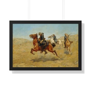 Historical Cavalry Framed Painting Poster - Etsy