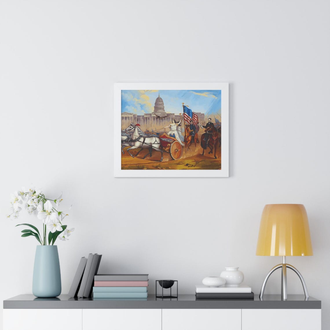 Emancipation Proclamation Framed Painting | Civil War Art - Etsy