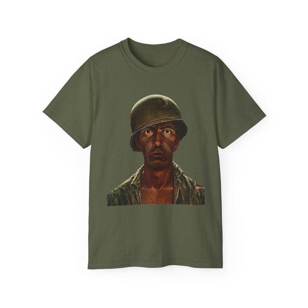 Thousand Yard Stare T-shirt | Historic Soldier T-shir | Thousand Yard ...
