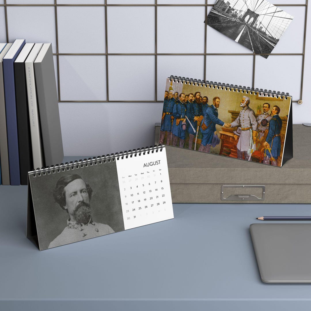 Birthdays of Civil War Generals 2026 Desktop Calendar | American Civil ...