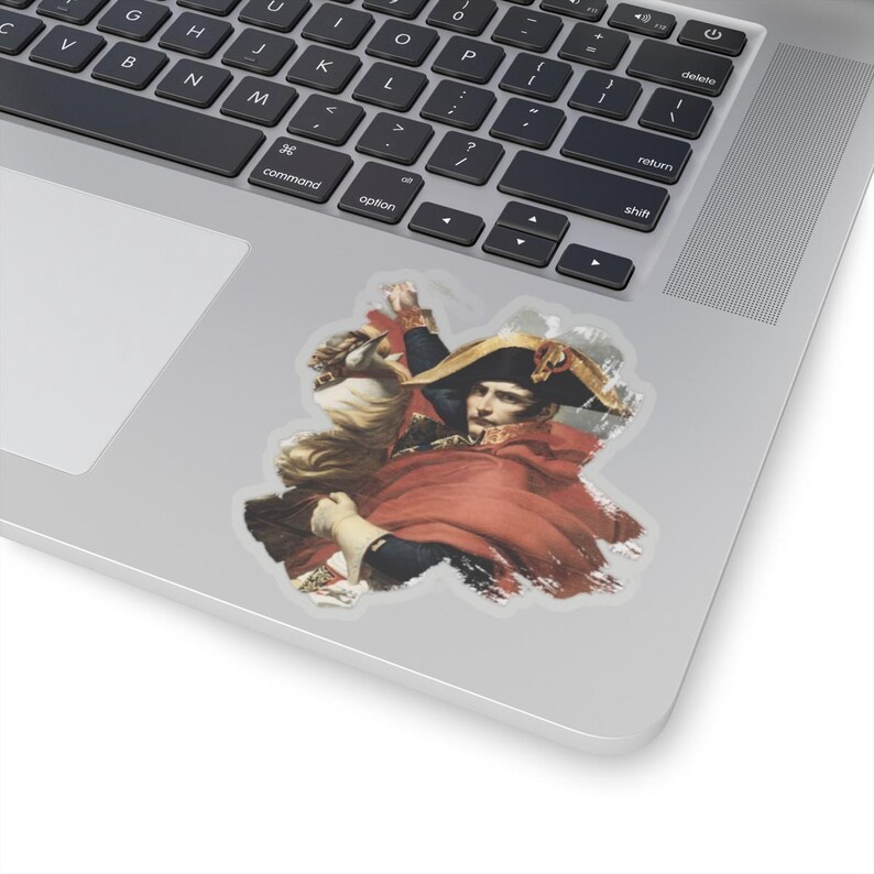 Napoleon Bonaparte Crossing Alps Cutout Sticker | Napoleon Bonaparte ...