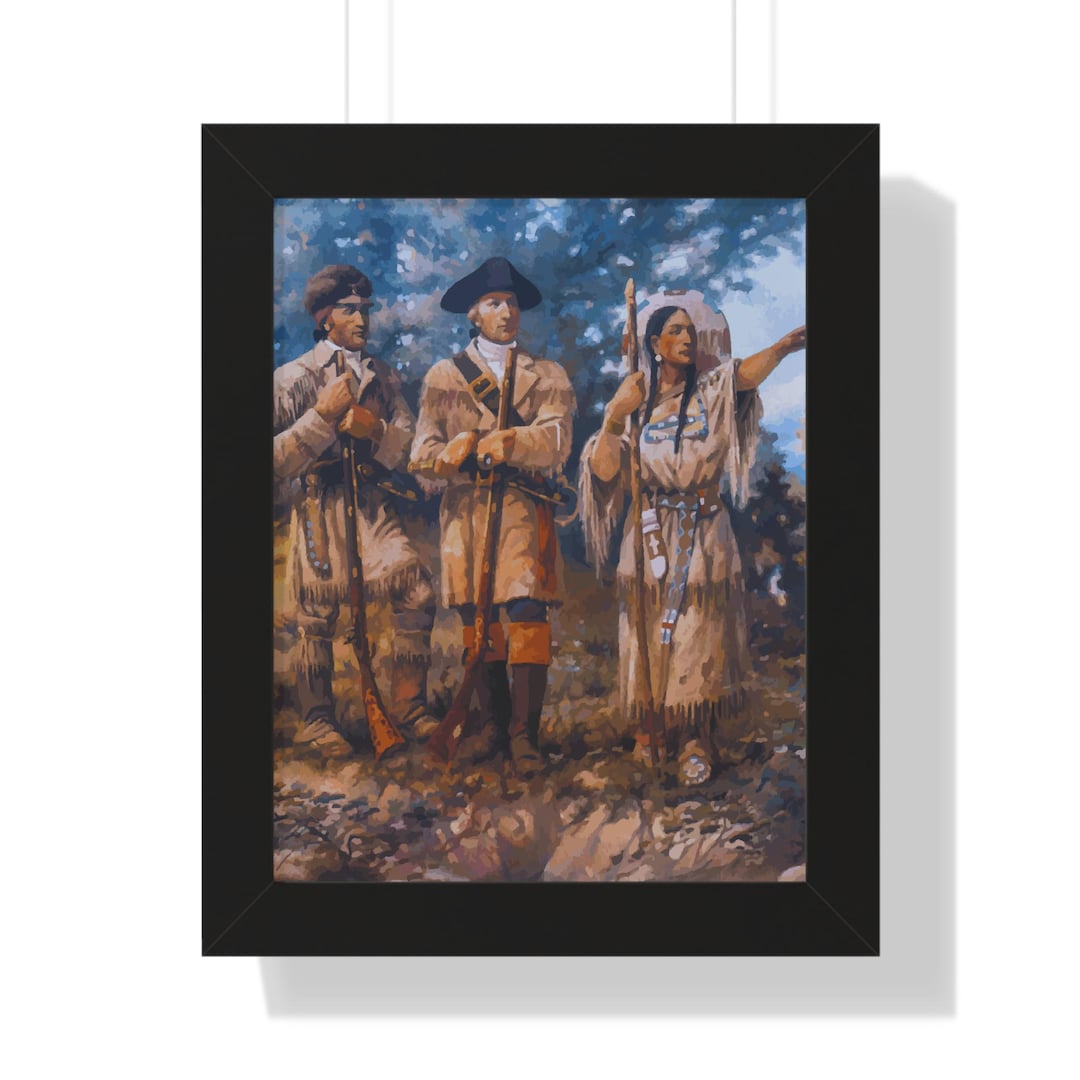 Lewis and Clark Expedition Framed Painting, American History Art - Etsy