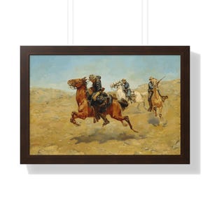 Historical Cavalry Framed Painting Poster - Etsy