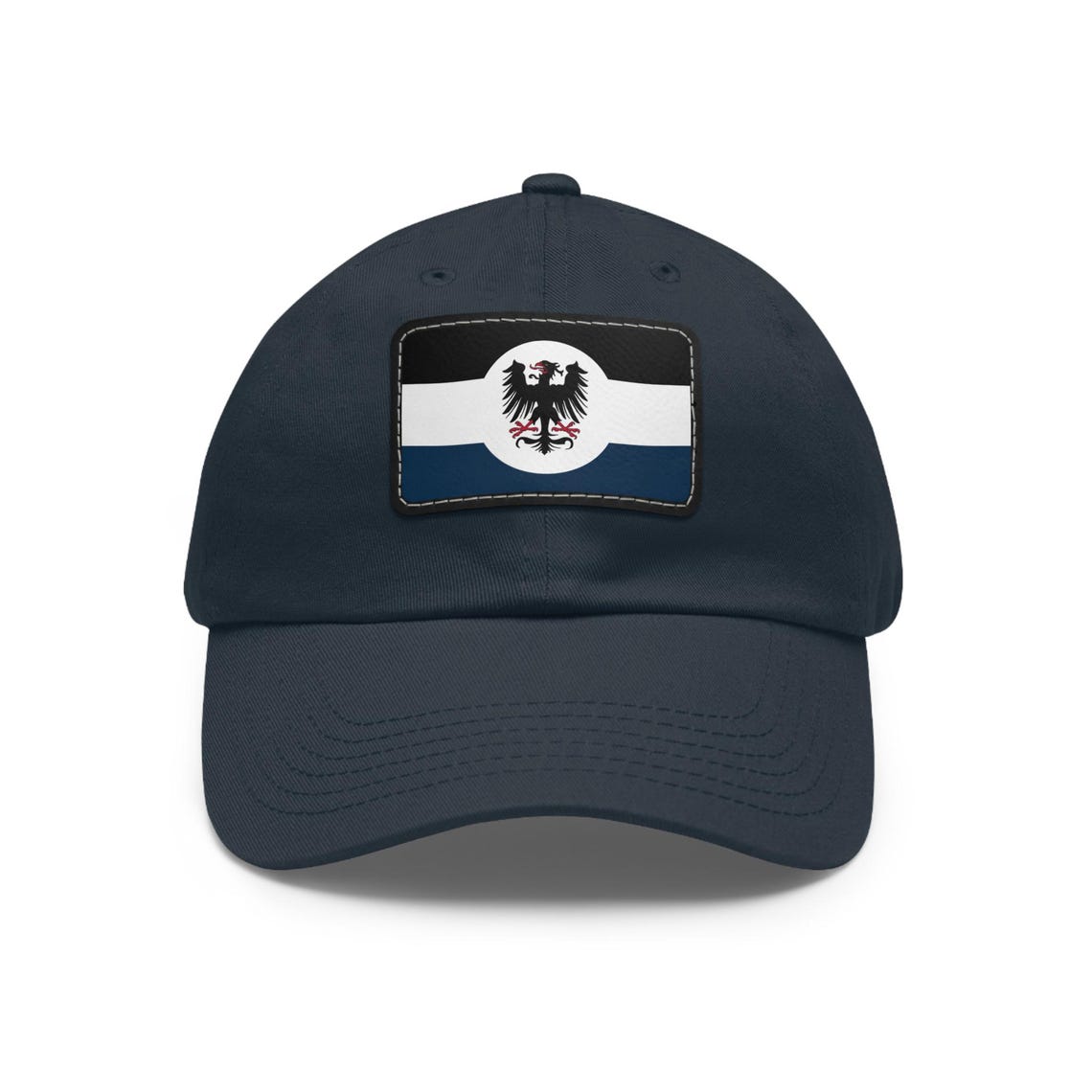 Prussian Blue Flag on a Leather Patch Hat | Historical Flag Hat ...
