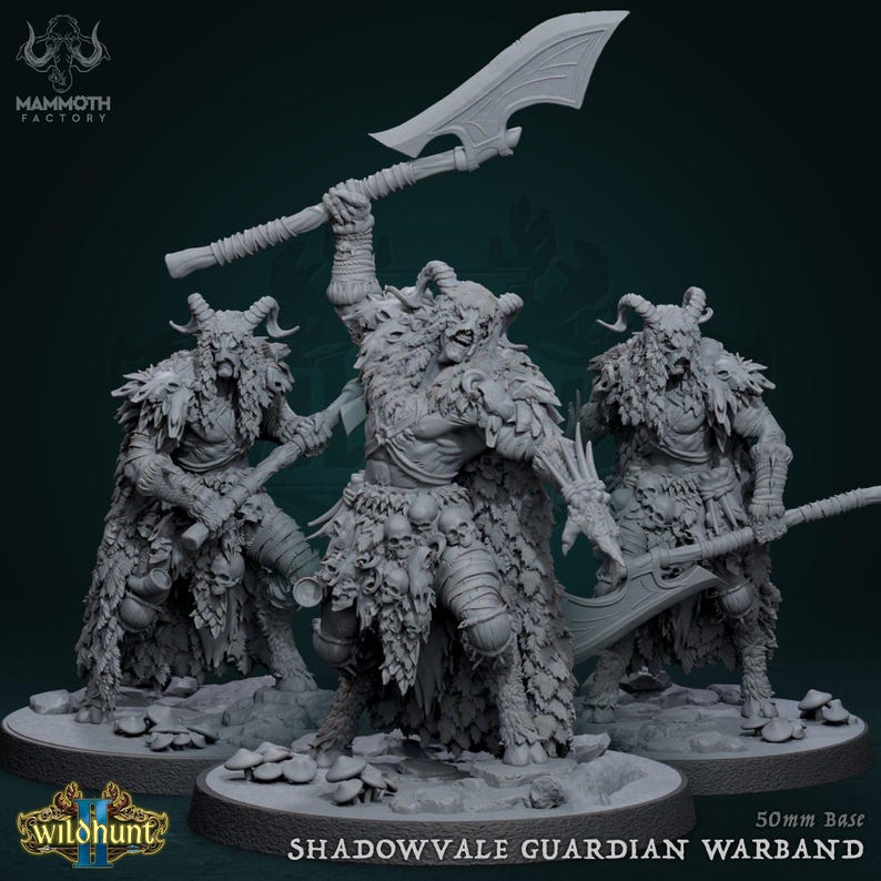 Shadowvale Guardians - Wild Hunt 2 - Mammoth Factory Games 3D Printed ...