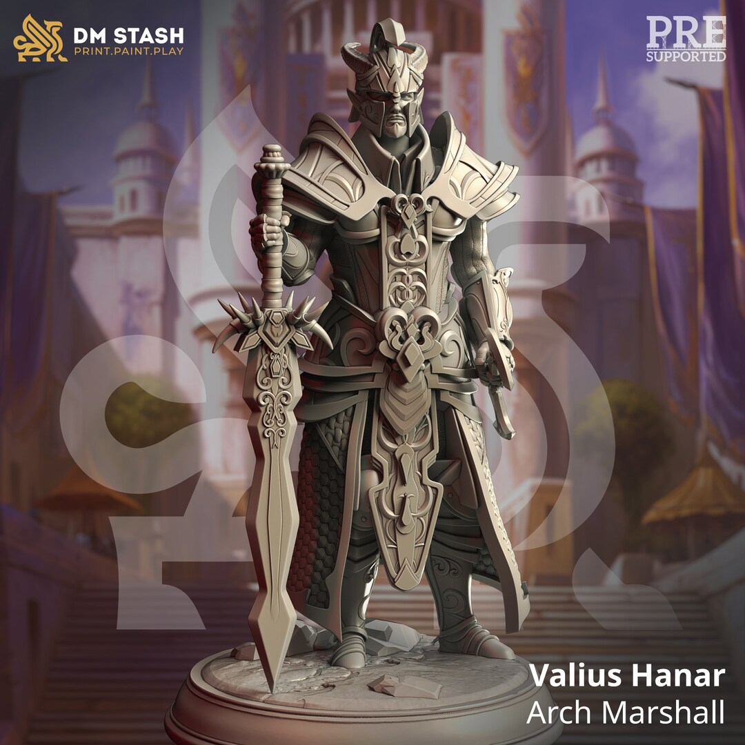 Valius Hanar, Arch Marshal - Siege of Nirloom - Dmstash 3D Printed ...