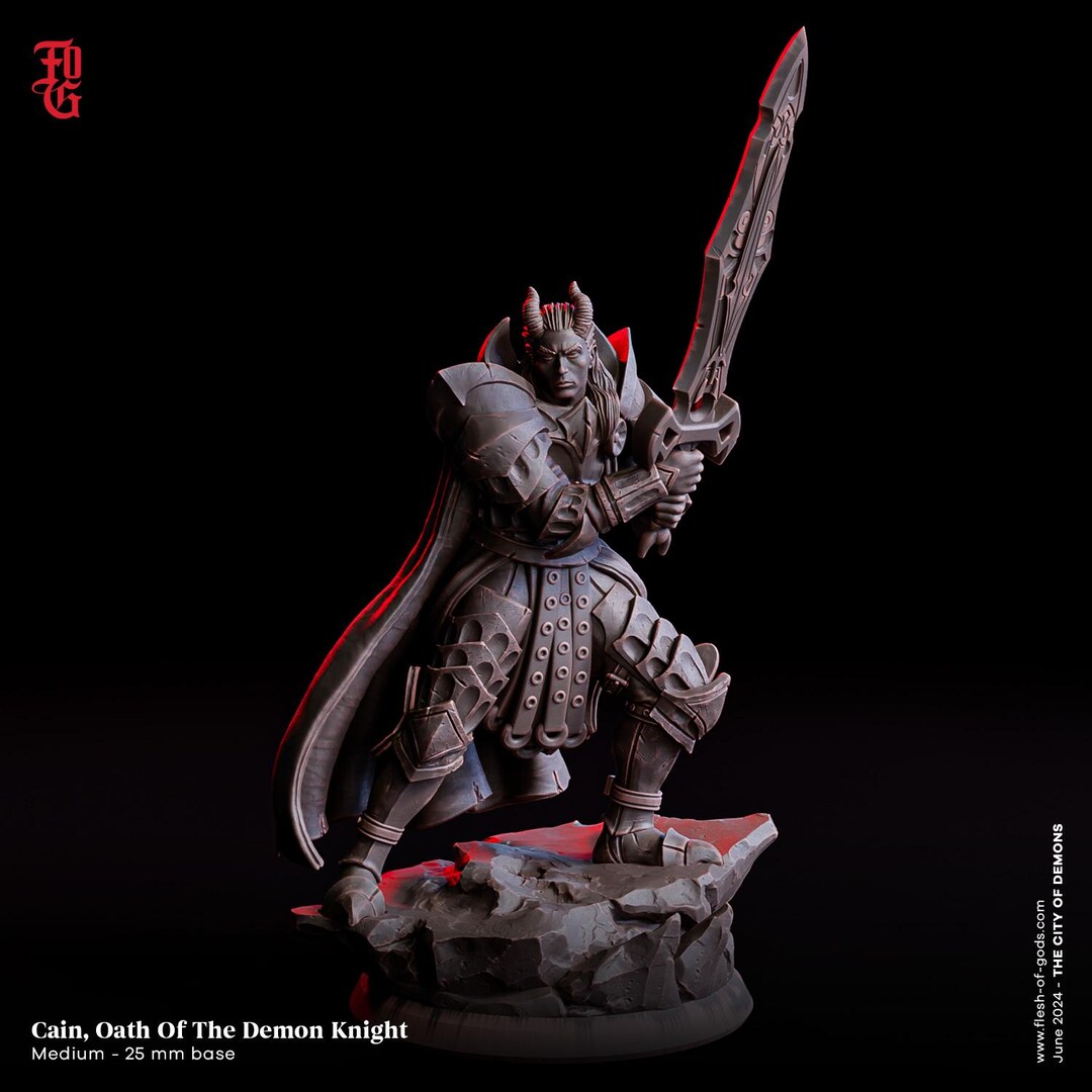 Cain, Oath of the Demon Knight - the City of Demons - Flesh of Gods 3D ...