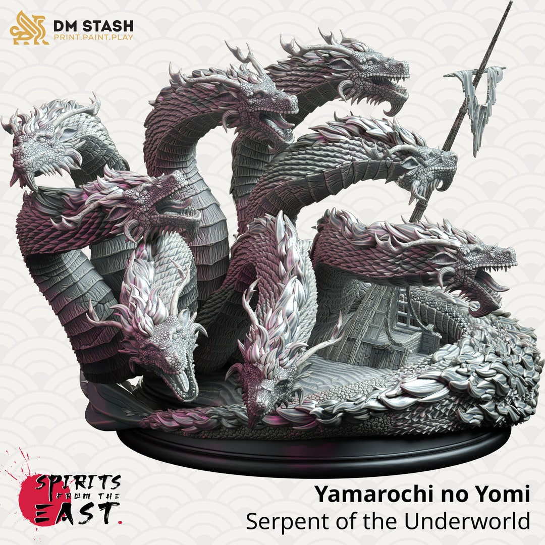 Yamarochi No Yomi, Serpent of the Underworld - Spirits From the East - Etsy