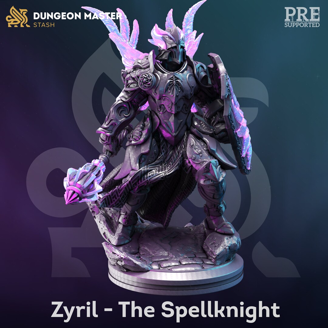 Zyril, the Spellknight - Masters of the Arcane - Dmstash 3D Printed ...