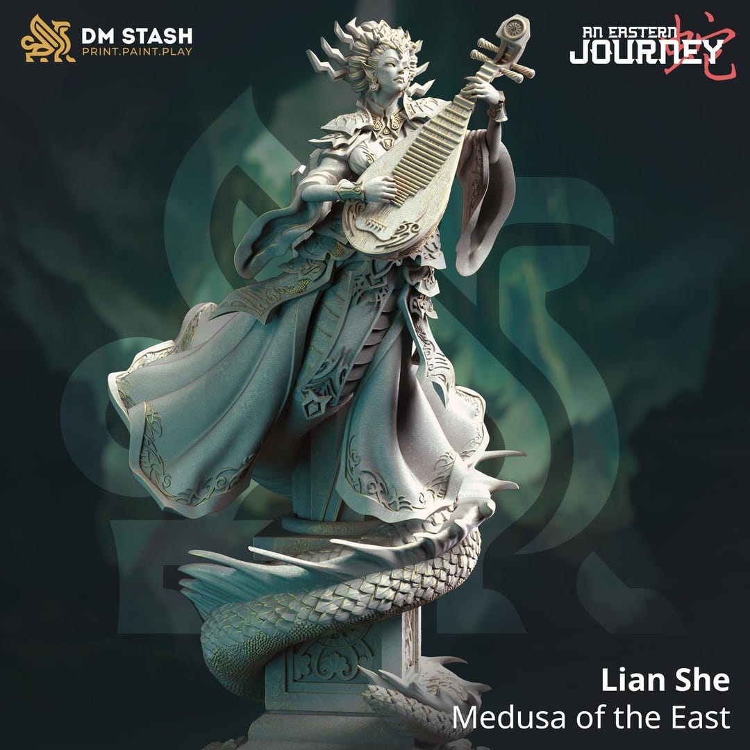 Lian She, Medusa of the East - an Eastern Journey - Dmstash 3D Printed ...