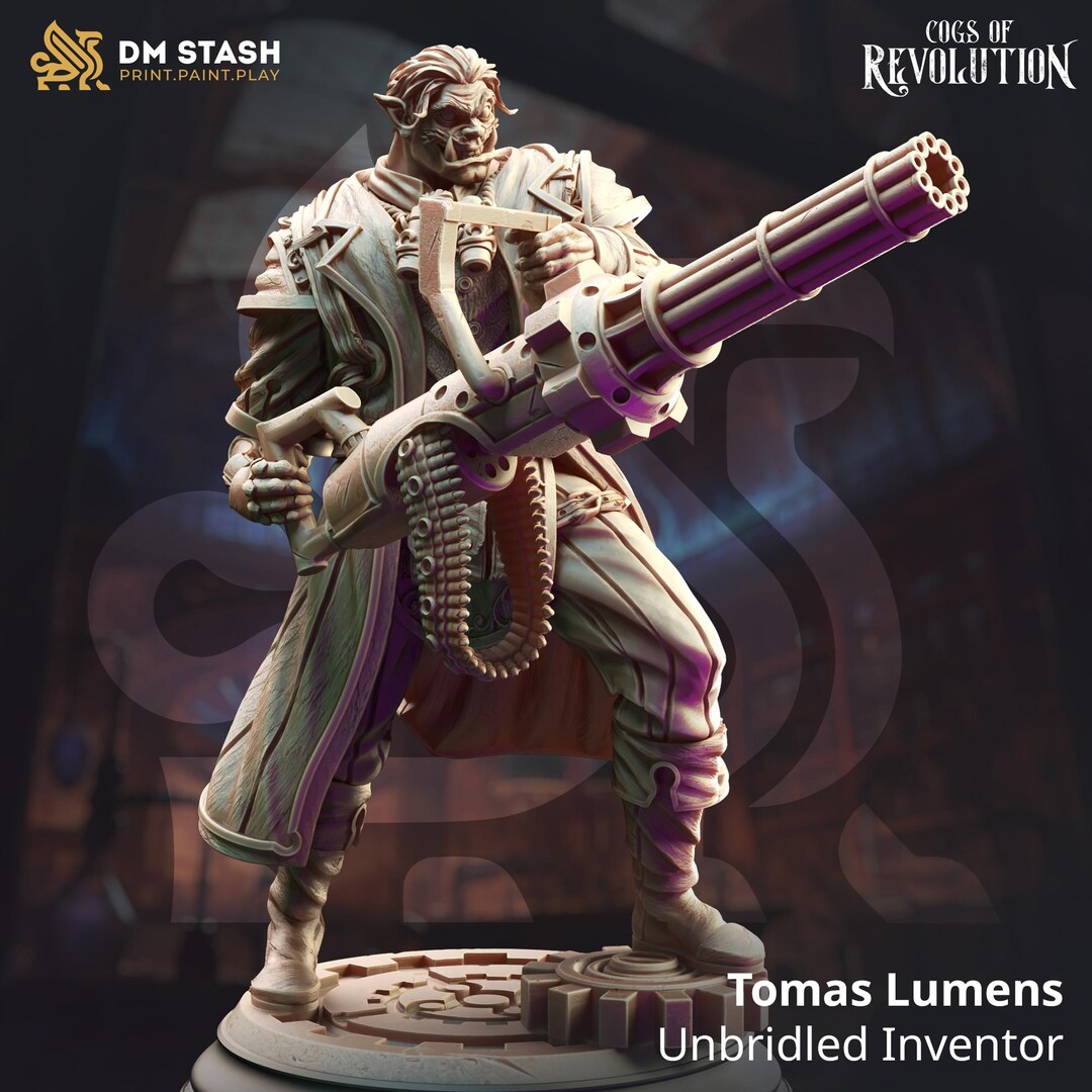 Tomas Lumens, Unbridled Inventor - Cogs of Revolution - Dmstash 3D ...