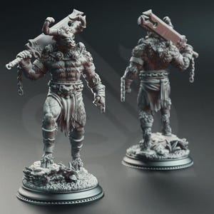 Minotaurs of the Labyrinth's Depths - A Grim Siege - Dmstash 3D Printed ...