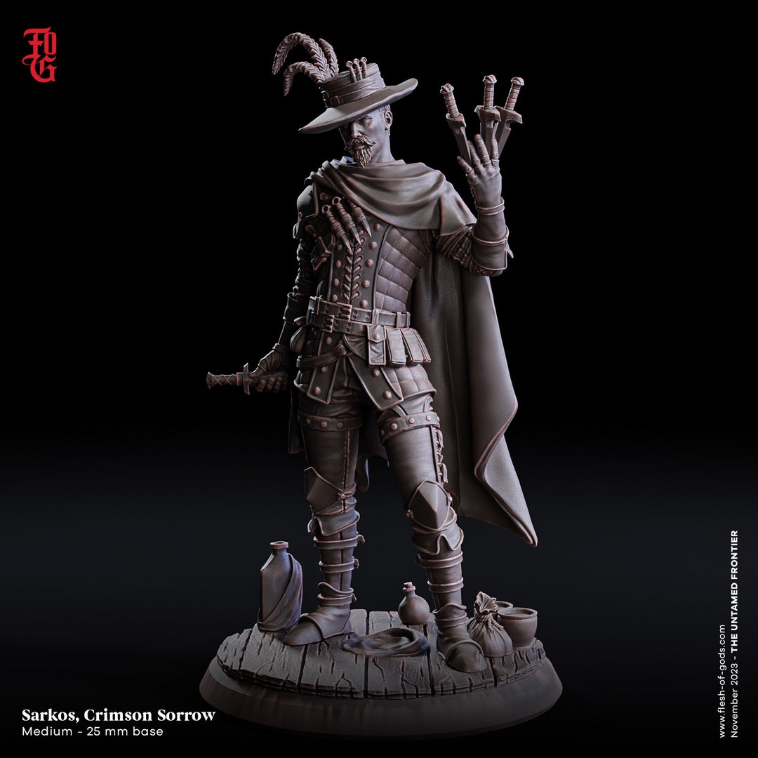 Sarkos, the Crimson Sorrow - the Untamed Frontier - Flesh of Gods 3D ...