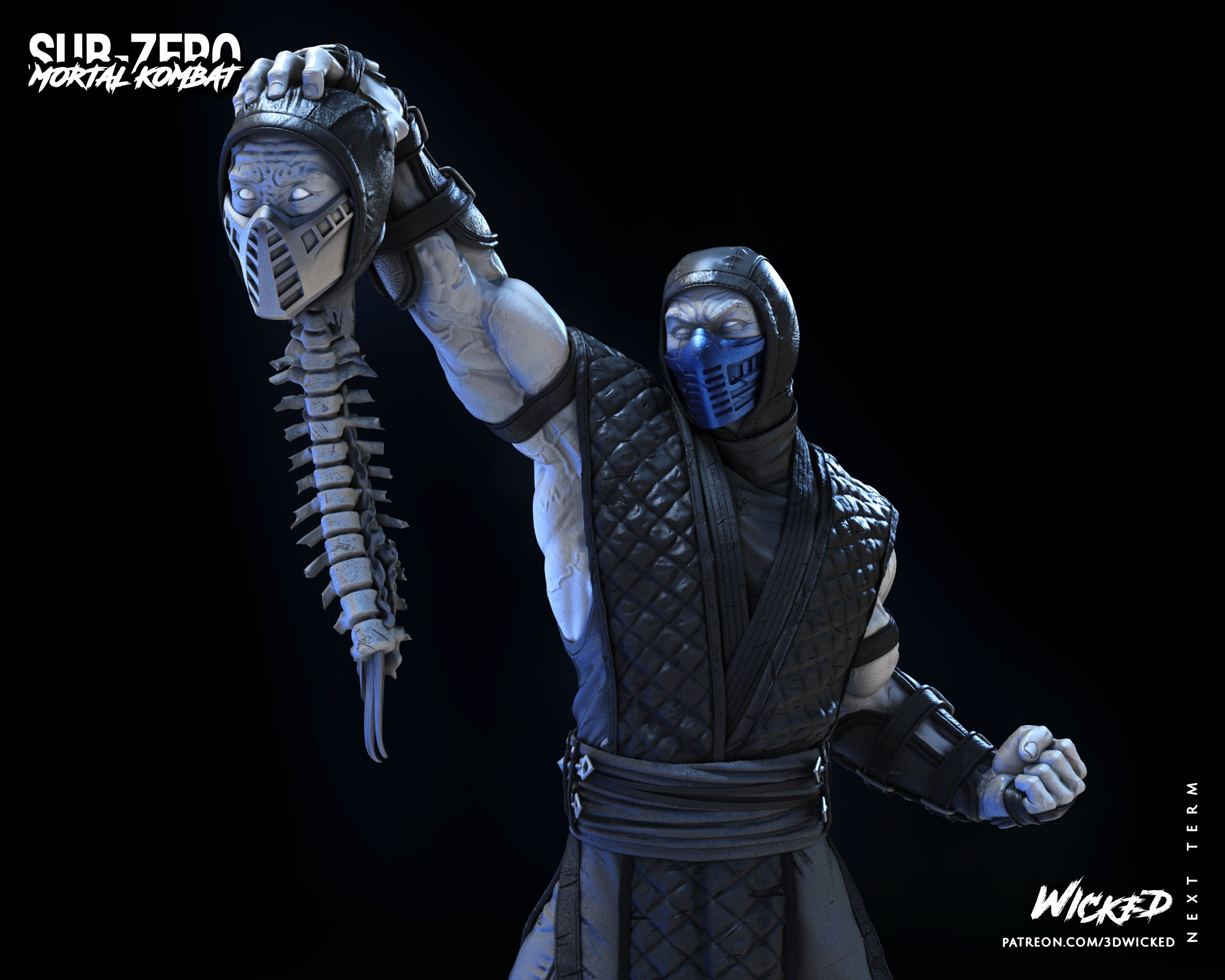 Subzero MK axe and Scorpion Head Included by Wicked - Etsy