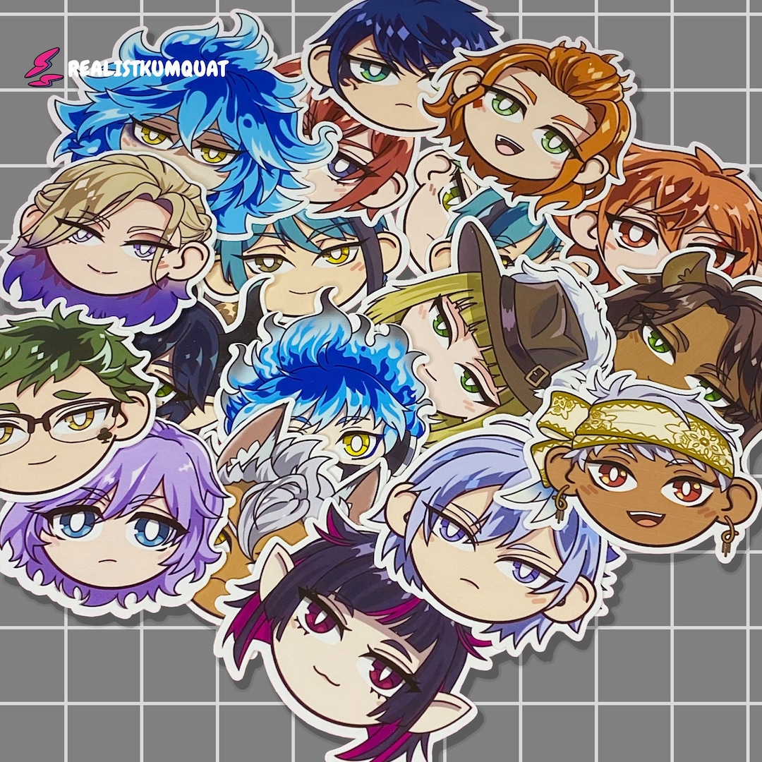 Twisted Wonderland Chibi Stickers - Etsy