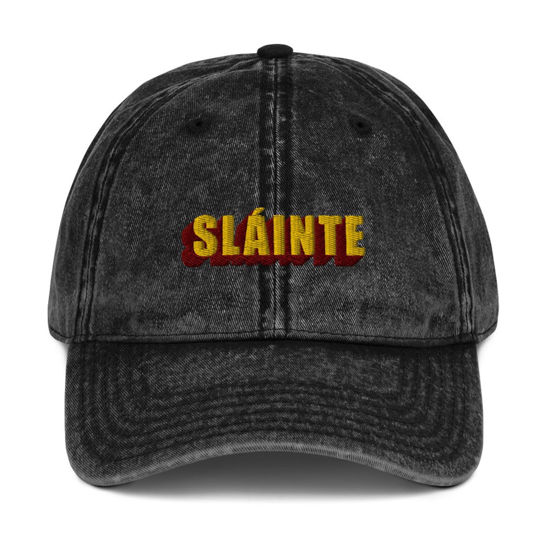 Slainte - Ireland Scotland Vintage Cotton Twill Cap - Etsy