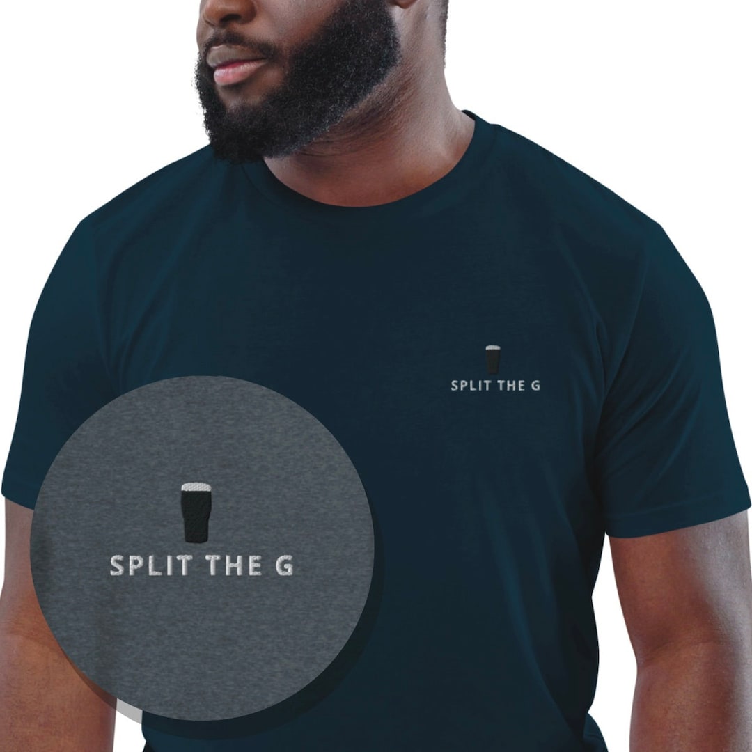 Split the G Guinness Challenge Men's Organic Cotton Tee - Etsy