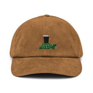Vintage Stout Tortoise Corduroy Dad Hat - Etsy