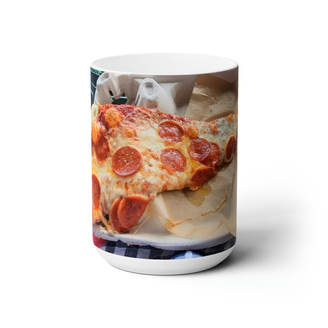 Pepperoni Pizza Coffee Mug Funny Pizza Mug White Pizza Mug - Etsy