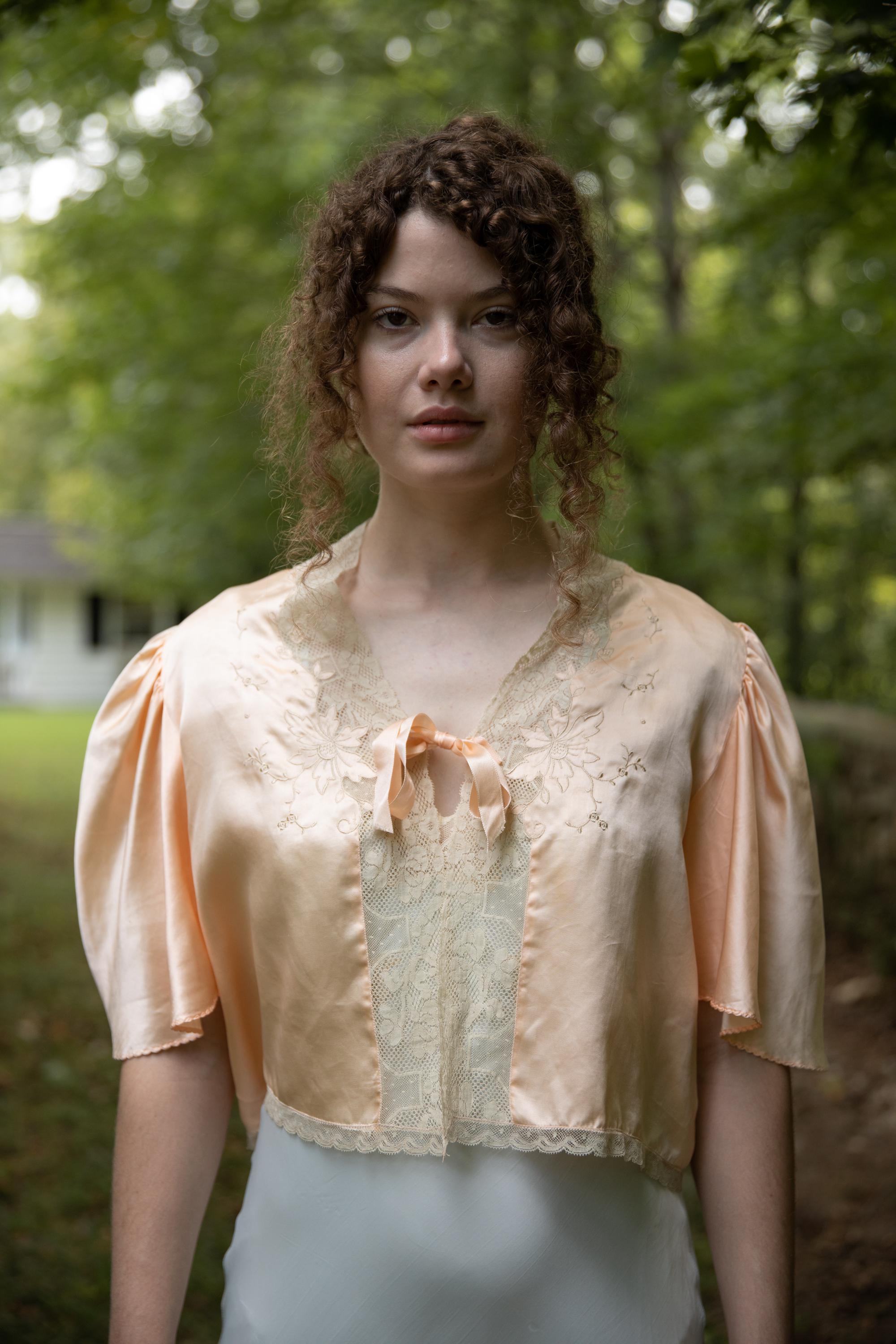 Pink Silk Bed Jacket Bullocks Negligees - Etsy