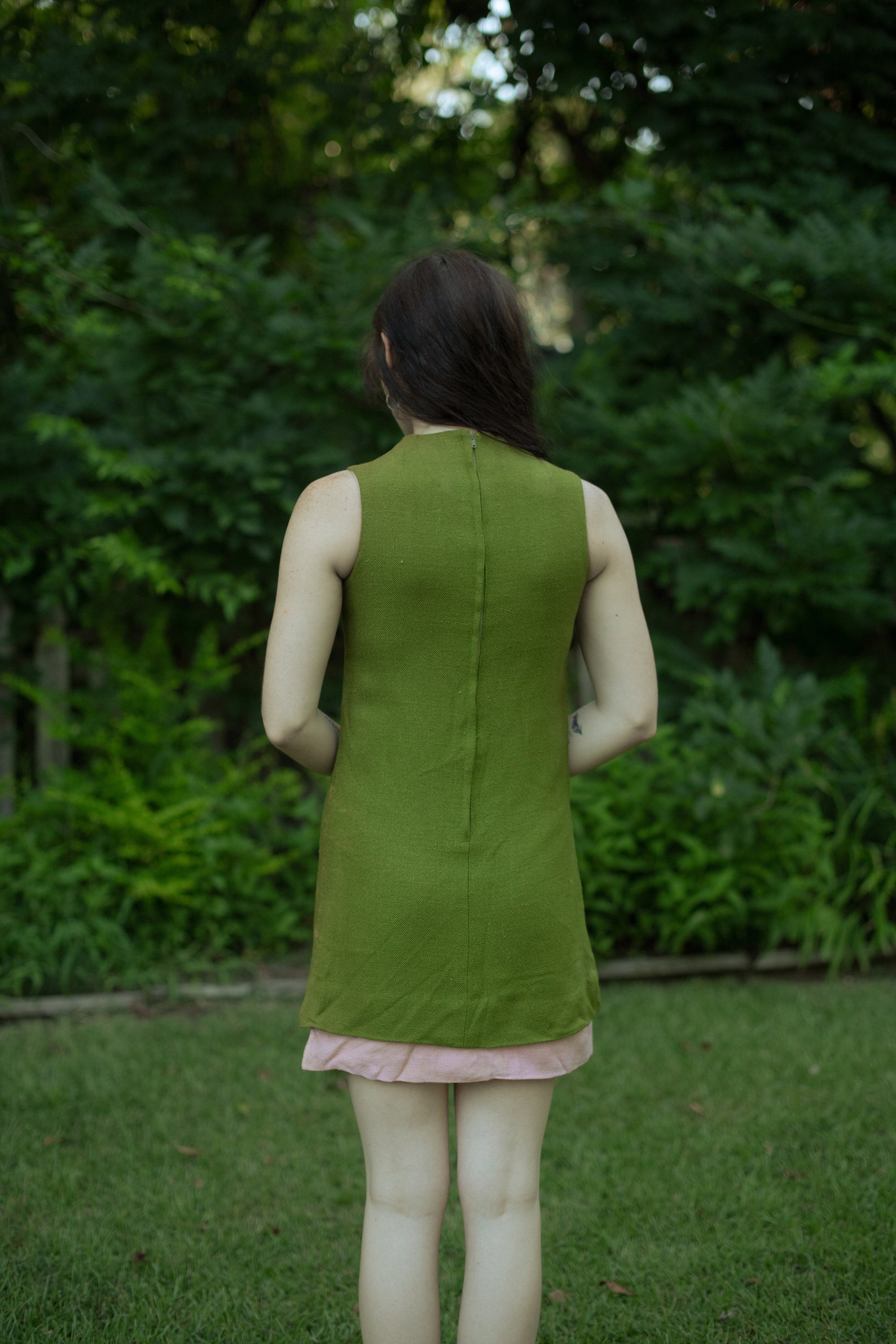 KELLY ARDEN 1960s Green and Pink Dress - Etsy