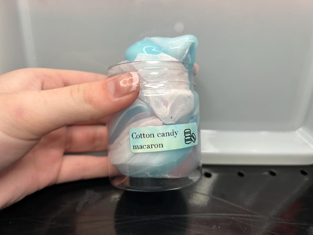 Cotton Candy Macaron Slime - Etsy