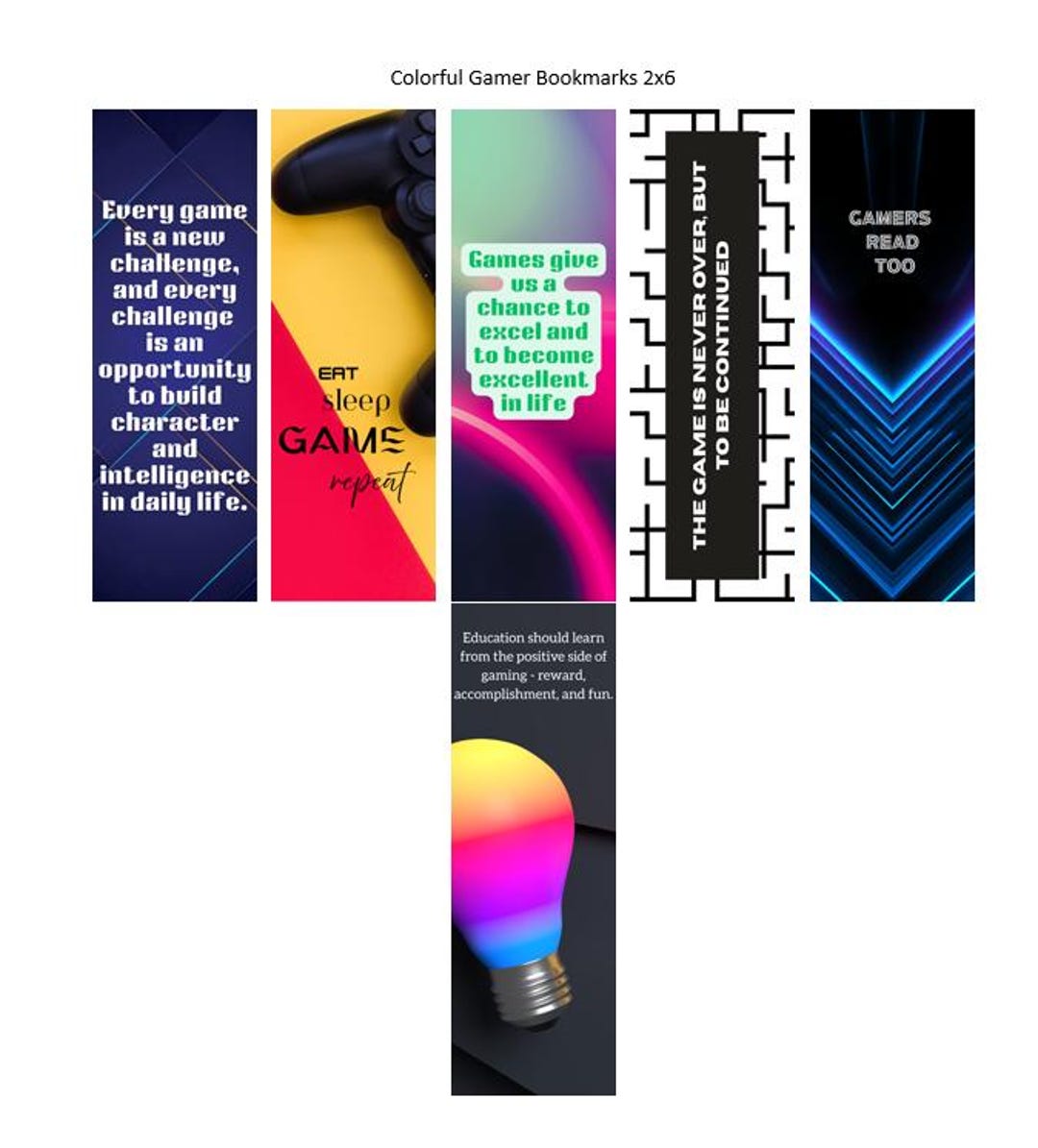 Printable Gaming Bookmark for Gamer Book Lover Funny Saying Bookmark ...