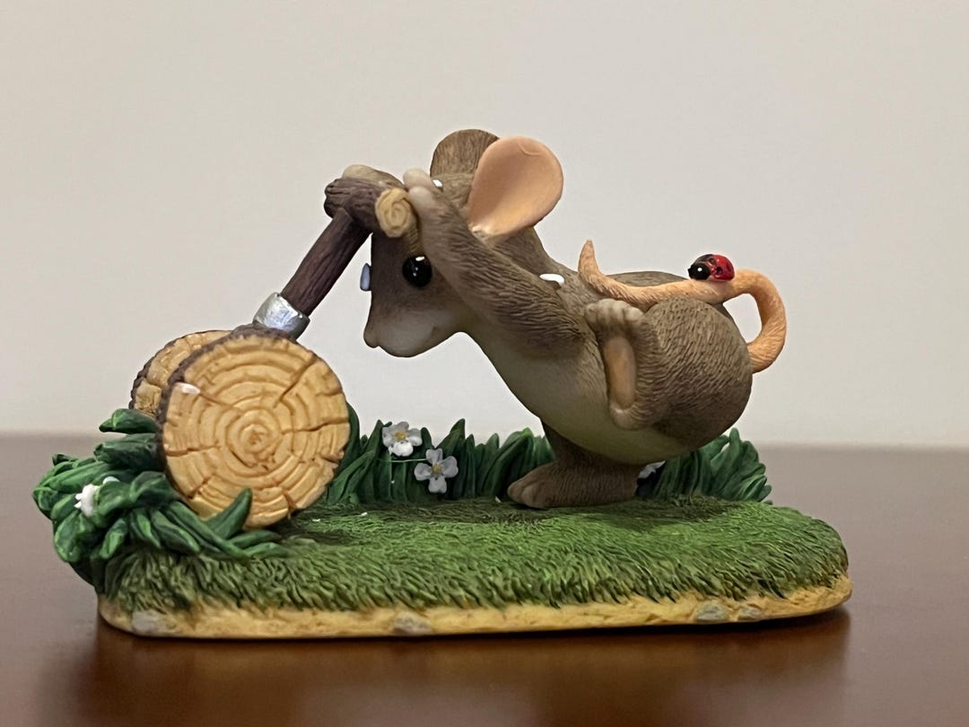 Vintage Charming Tails Resin Figurine 1999 Retired 2009 by Fitz and ...