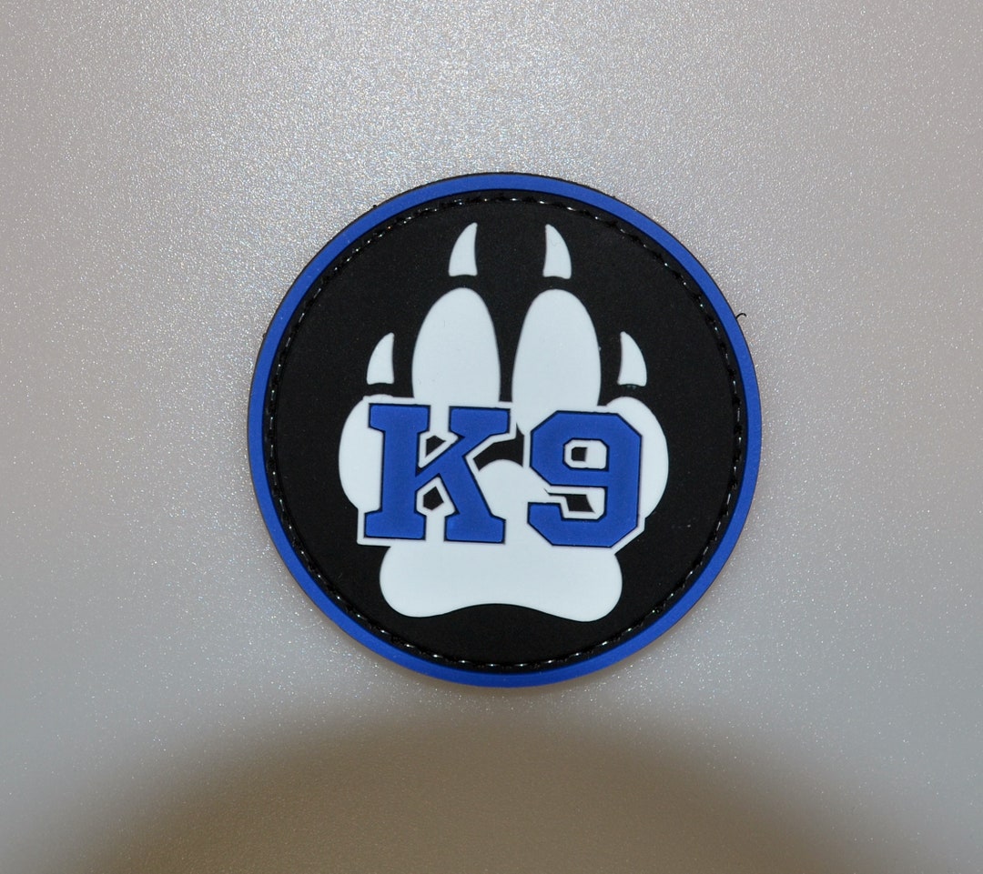 K9 Paw Pvc Patch Swat Tactical Patrol Morale Police Rubber Uniform Meme ...