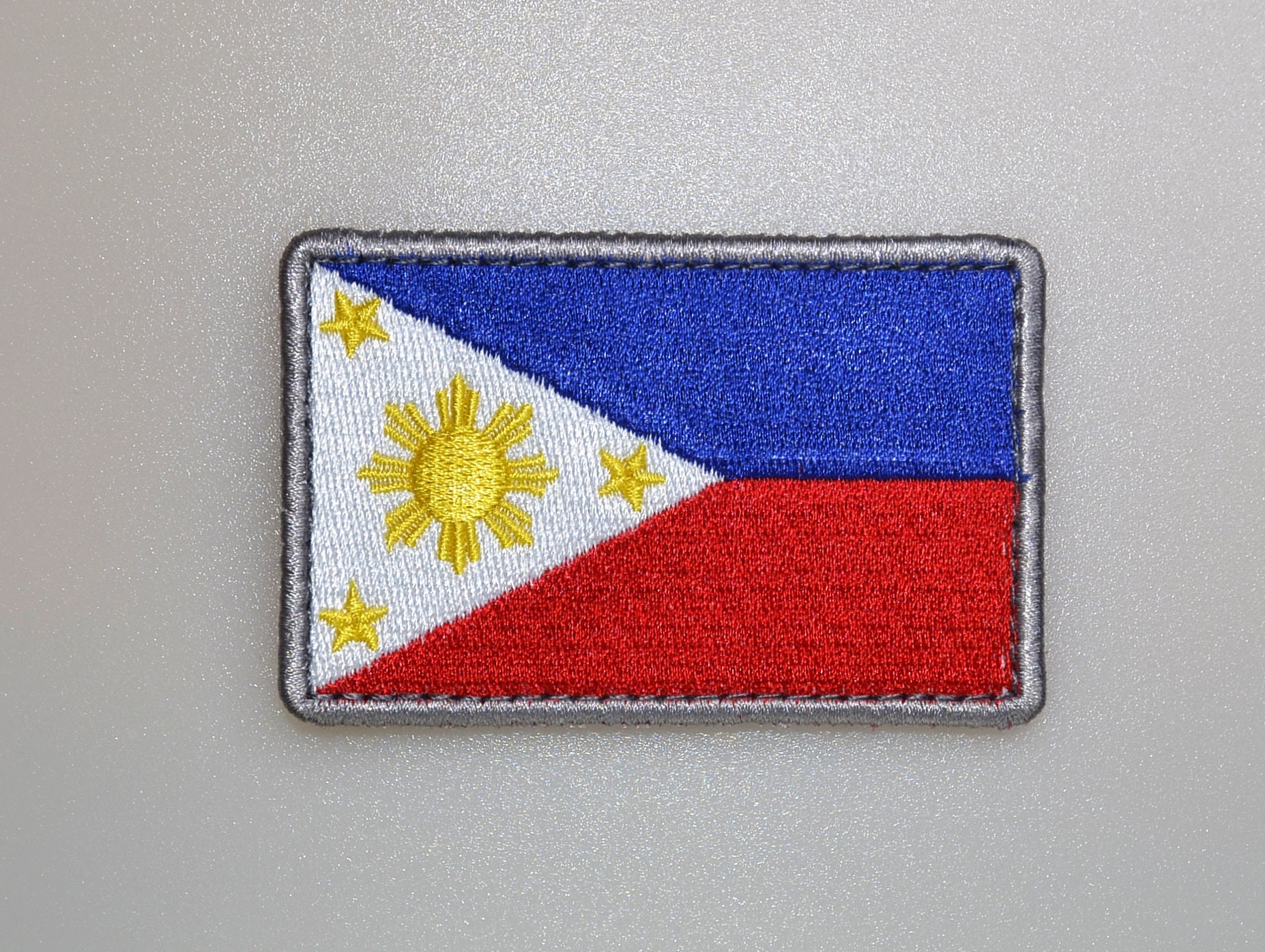 The Philippines Flag Pilipinas PVC Patch Tactical Color Morale Police ...