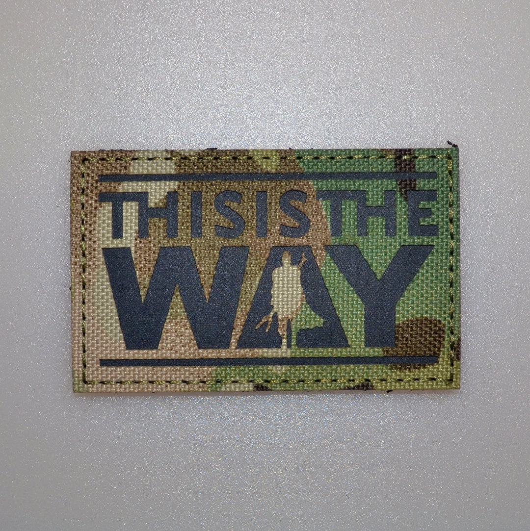 Laser Cut Cordura 3x2 This is the Way Boba Fett Camo Tactical Patch ...