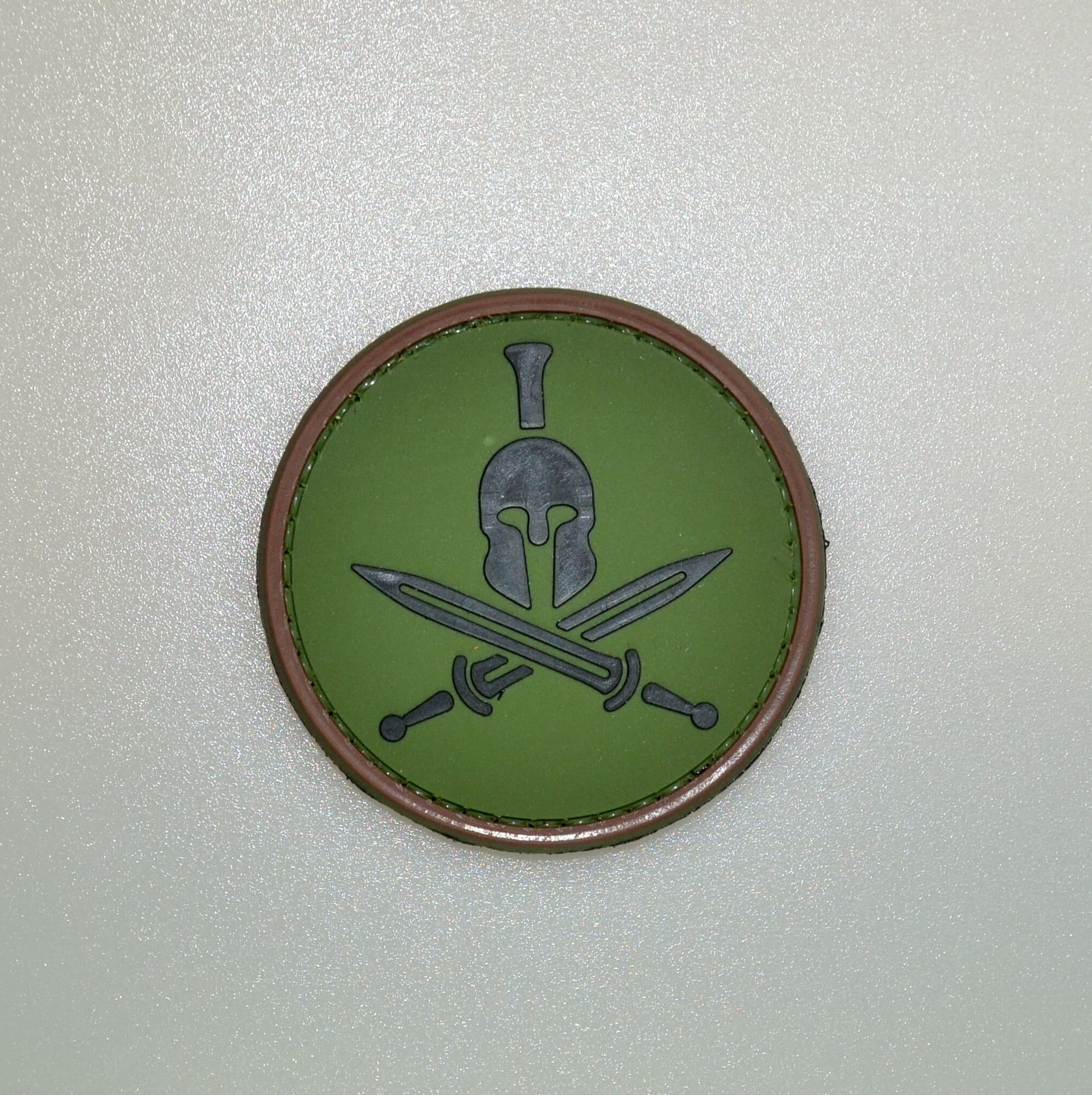 Pvc SPARTAN Helmet Swords Patch Morale Army Force Uniform Bag Ifak ...