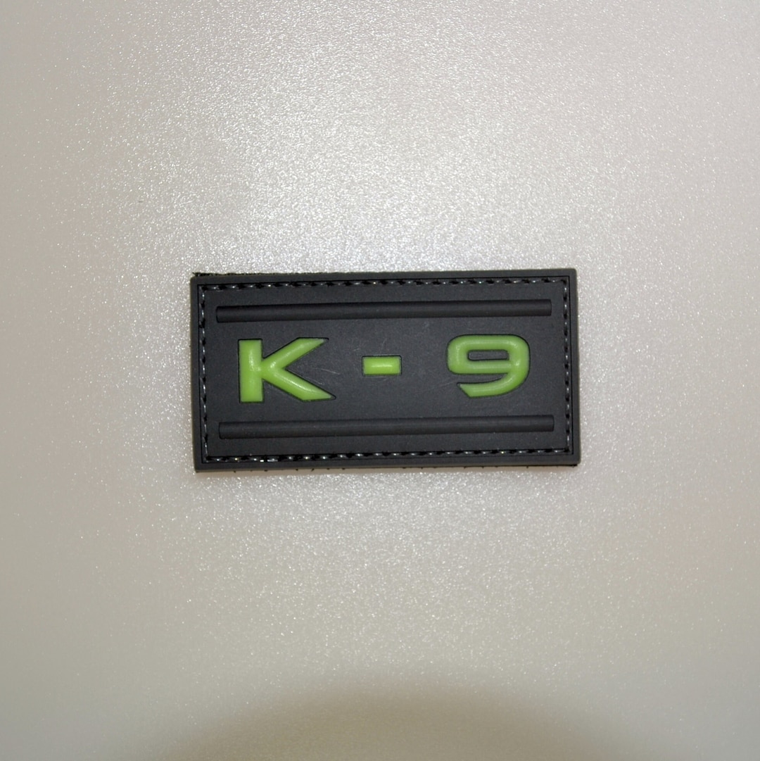 Pvc K-9 Gitd Dog Vest Patch Morale Funny Army Force Uniform Bag Ifak ...