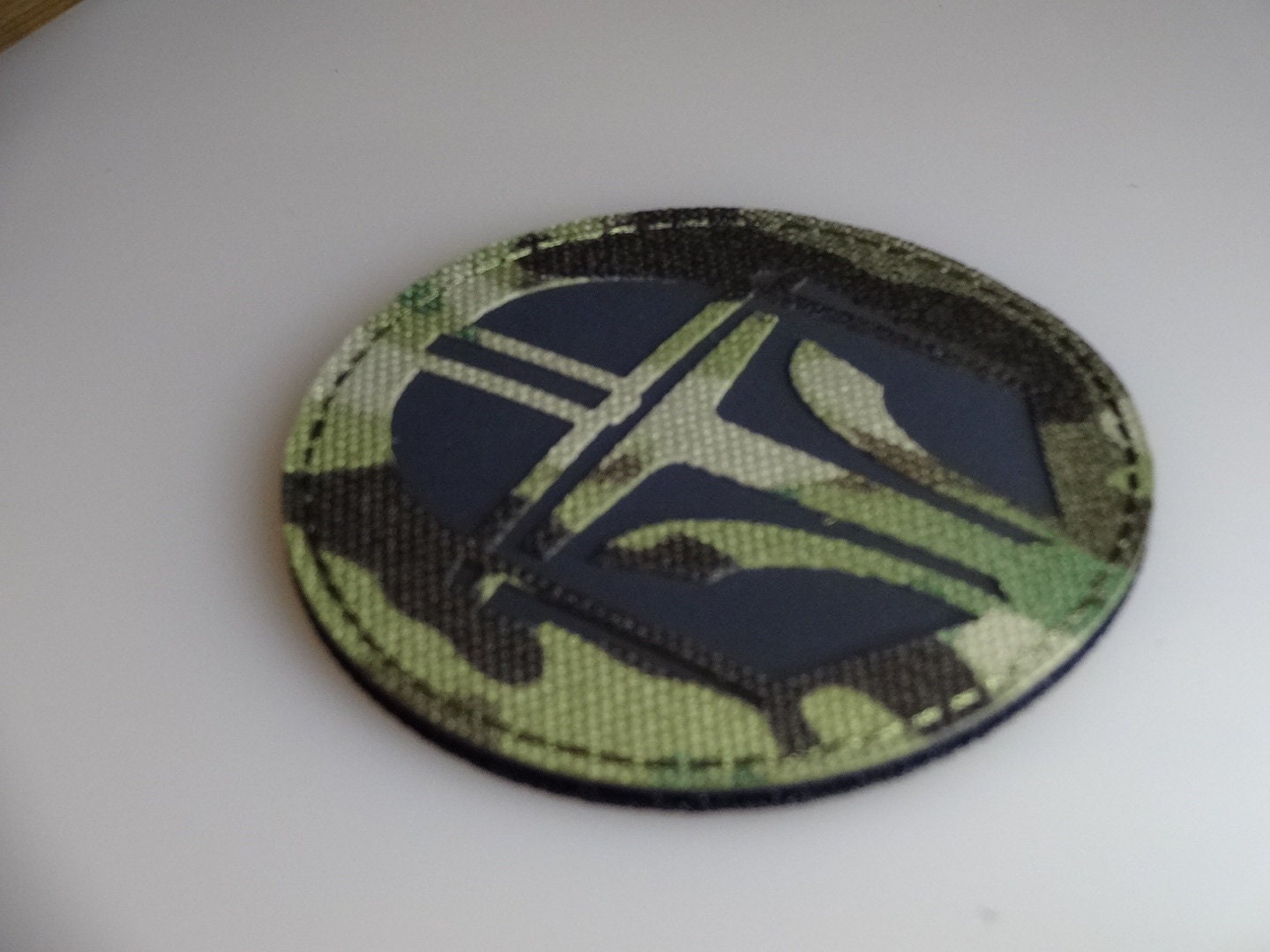 Laser Cut Cordura Round This is the Way Camo Tactical Patch Morale Ir ...