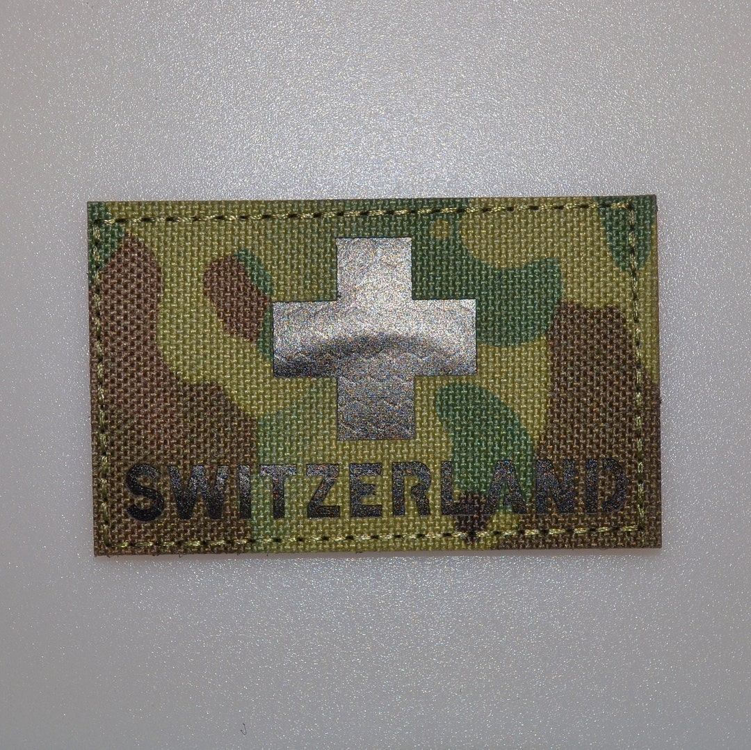 Laser Cut Cordura Switzerland Swiss Bandiera Svizzera Flag Drapeau ...