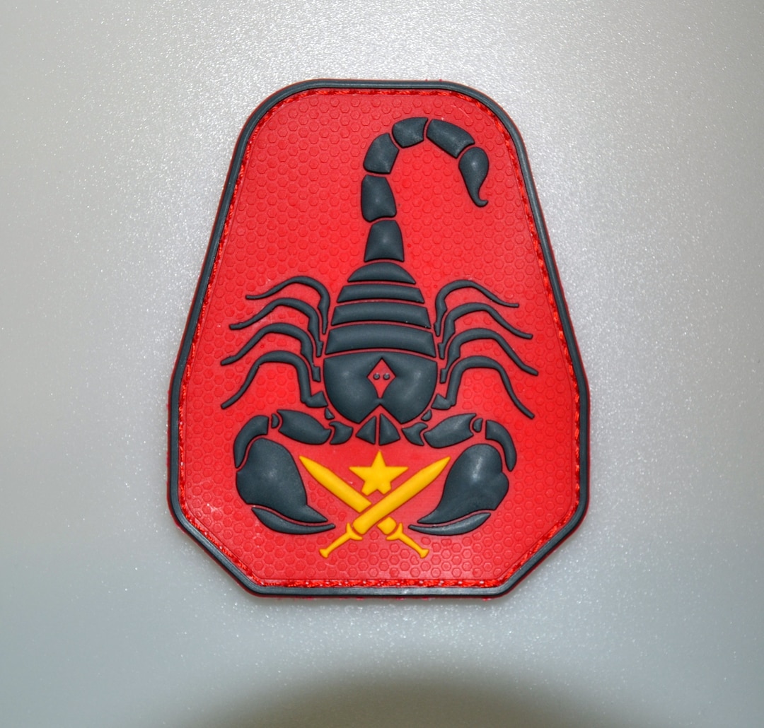 Red Scorpion Unit 3D Pvc US Army USA Military Tactical Pvc Patch Swat ...